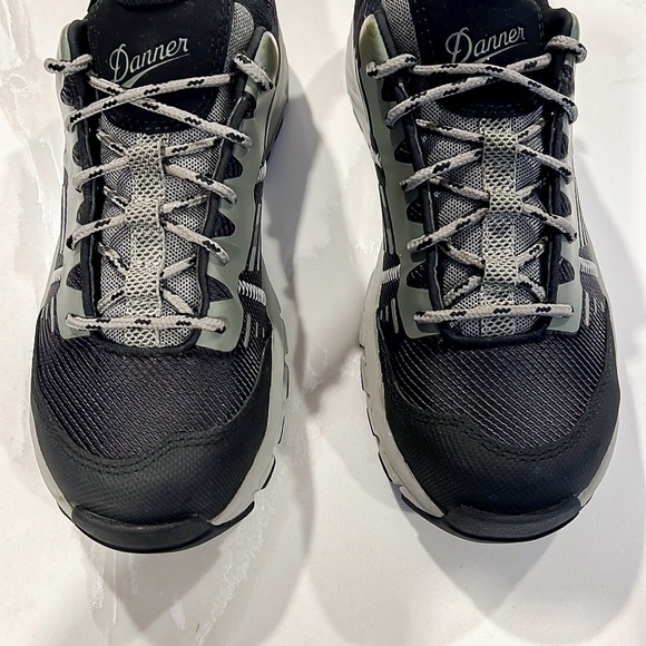 Danner | Shoes | Danner Run Time Composite Toe Work Shoe Black And Gray ...